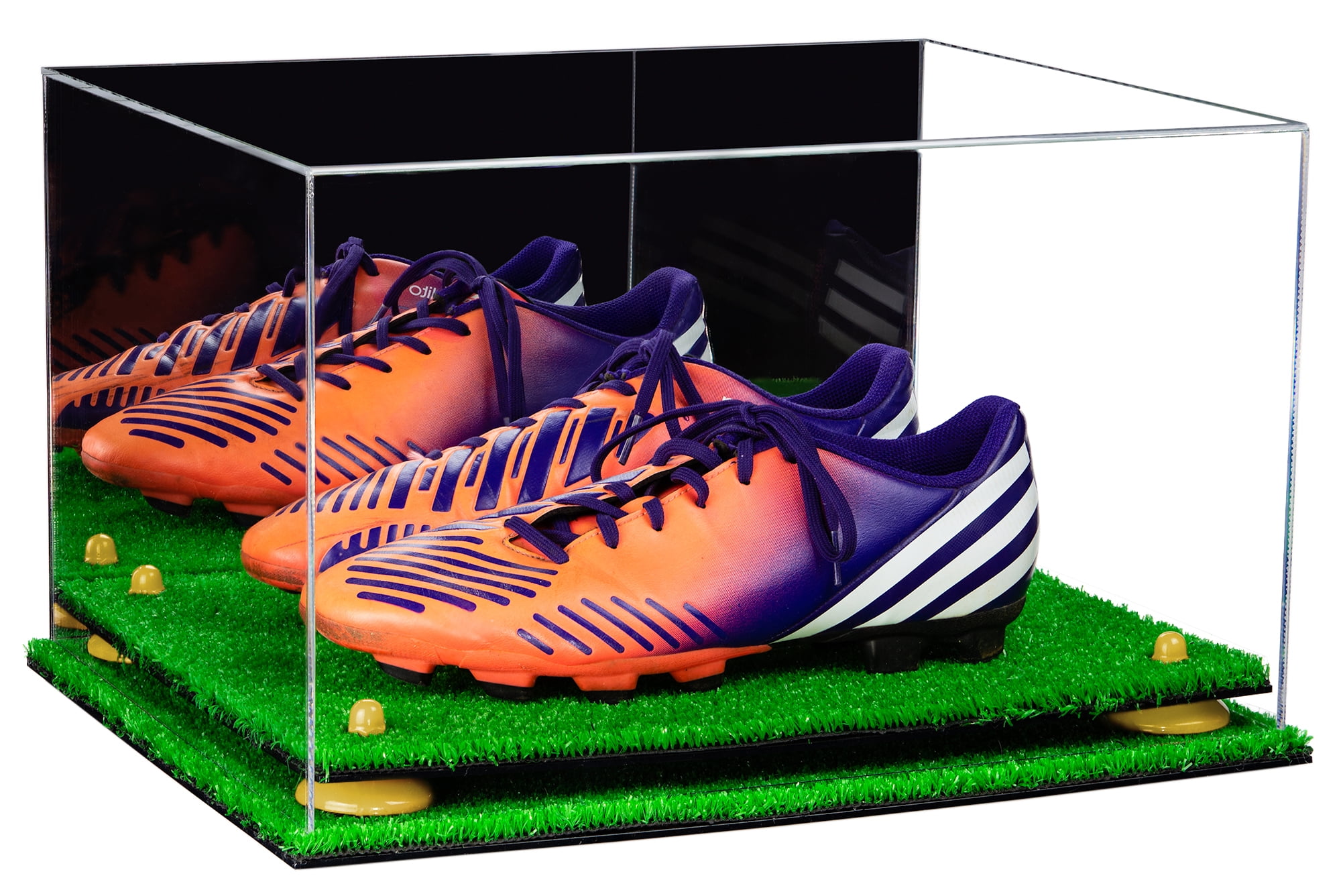 Acrylic Large Shoe Pair Display Case for Soccer Cleats Football Cleats ...
