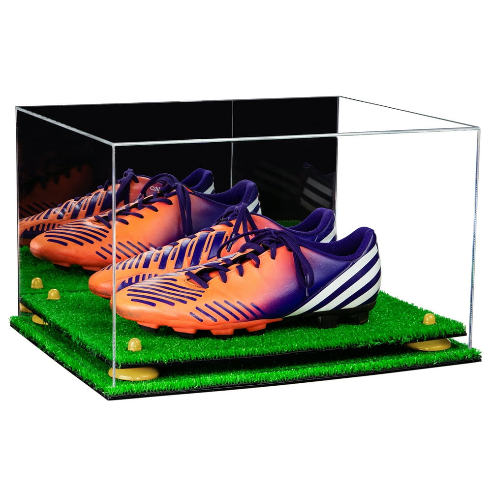 Acrylic Large Shoe Pair Display Case for Soccer Cleats Football Cleats ...