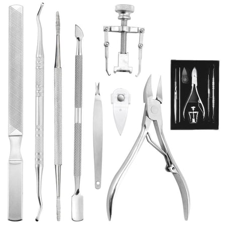 SHTUUYINGG Ingrown Toenail Clippers 8Pcs Stainless Steel Professional ...
