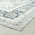 Bliss Rugs Traditional Floral 2x8 Area Rug Cream Polyester Luxurious ...