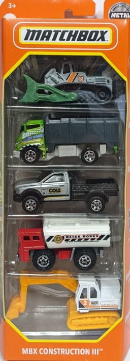 Matchbox 5 pack MBX Construction III - Walmart.com