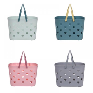 Life Story 25 Liter 6.6 Gallon Durable Plastic Storage Tote, Blue (12 ...