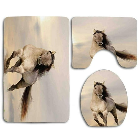 XDDJA Horses Wild Young Stallion Horse Running at Sunset Male Power ...