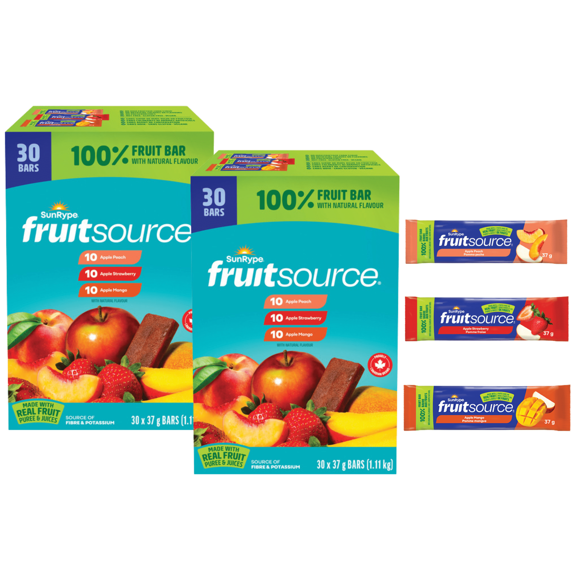 Click here for Sunrype Fruit Source Fruit Bars Variety Pack  30 ×... prices