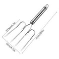 Barbecue Chicken Fork Stainless Steel Large Multi Headed Turkey Fork ... Barbecue Chicken Fork Stainless Steel Large Multi Headed Turkey Fork ...