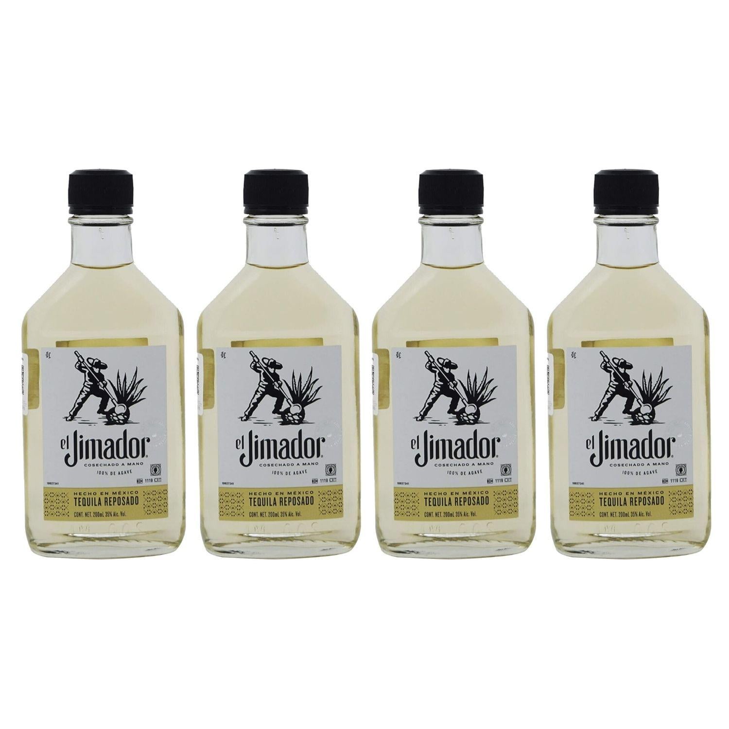 Pack de 4 Tequila Jimador Reposado Nva Presentación 200 ml | Bodega ...