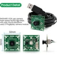 RREGER-USB Camera Module 120 Degree Wide Angle Lens 60fps High Speed 10 ...