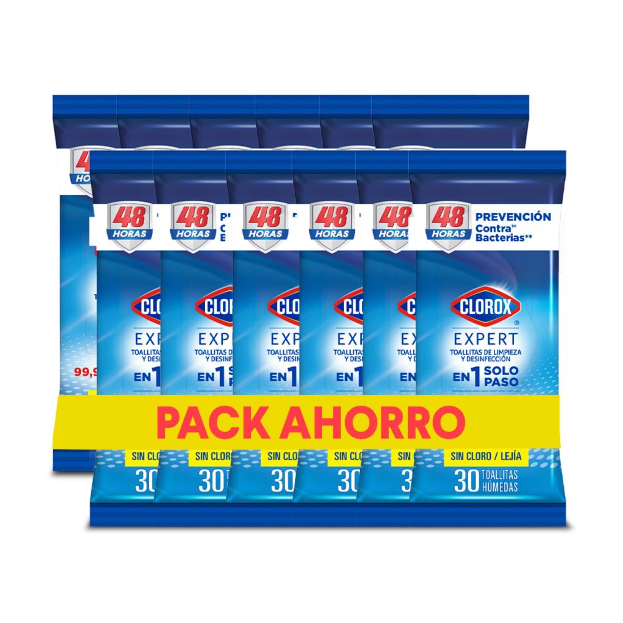 Pack 12 Toallitas Desinfectantes Clorox Expert 30 un | Walmart en línea