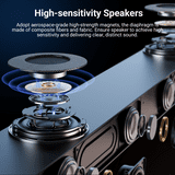 VEAT00L S50L 100W 2.2ch Sound Bars for TV, Soundbar with Subwoofer, Wired & Wireless Bluetooth 5 ...