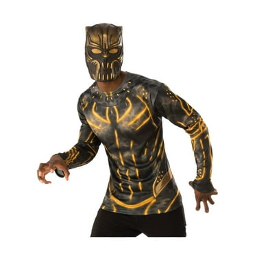 Marvel: Black Panther Movie Erik Killmonger Adult 1/2 Mask - Walmart.com
