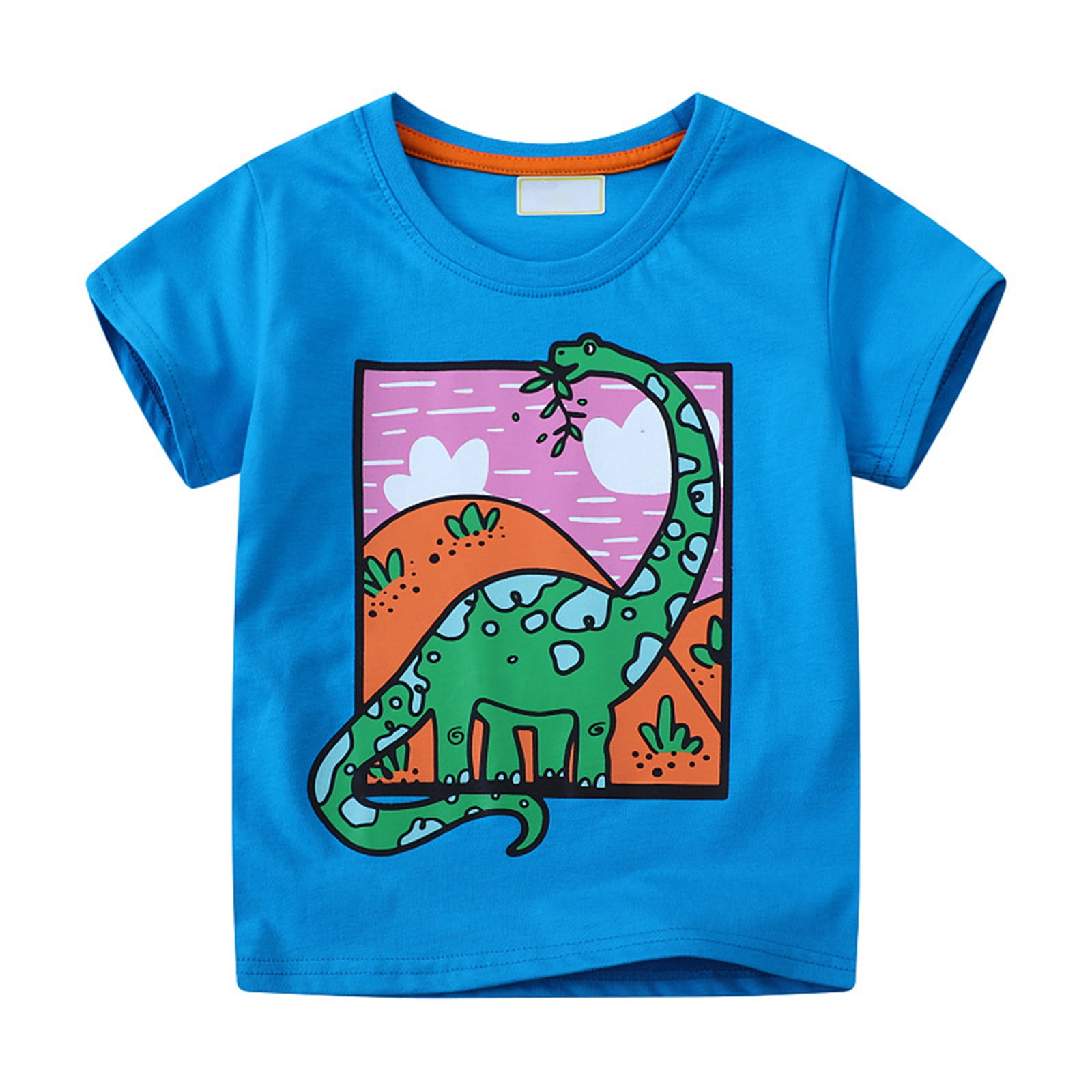Click here for Unbranded Boys Short Sleeve Crewneck T-Shirts Top... prices