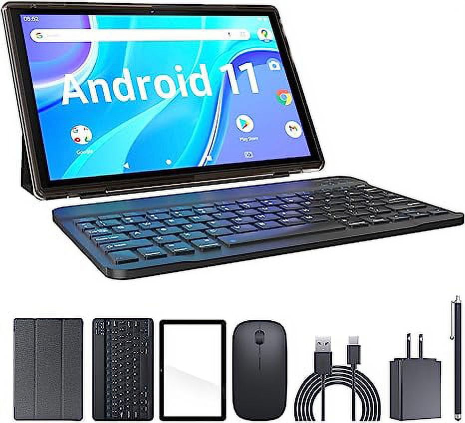 Tablet 2 in 1 Android 11 Tablets with Keyboard 10 inch Tabletas Include ...