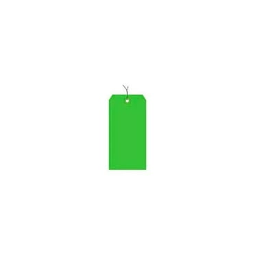 6.25 x 3.12 in. Orange Plastic Shipping Tags - Pre-Wired - Pack of 100 ...