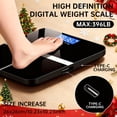396lb Digital Body Weight Scale High Precision, HD LCD Display with ...