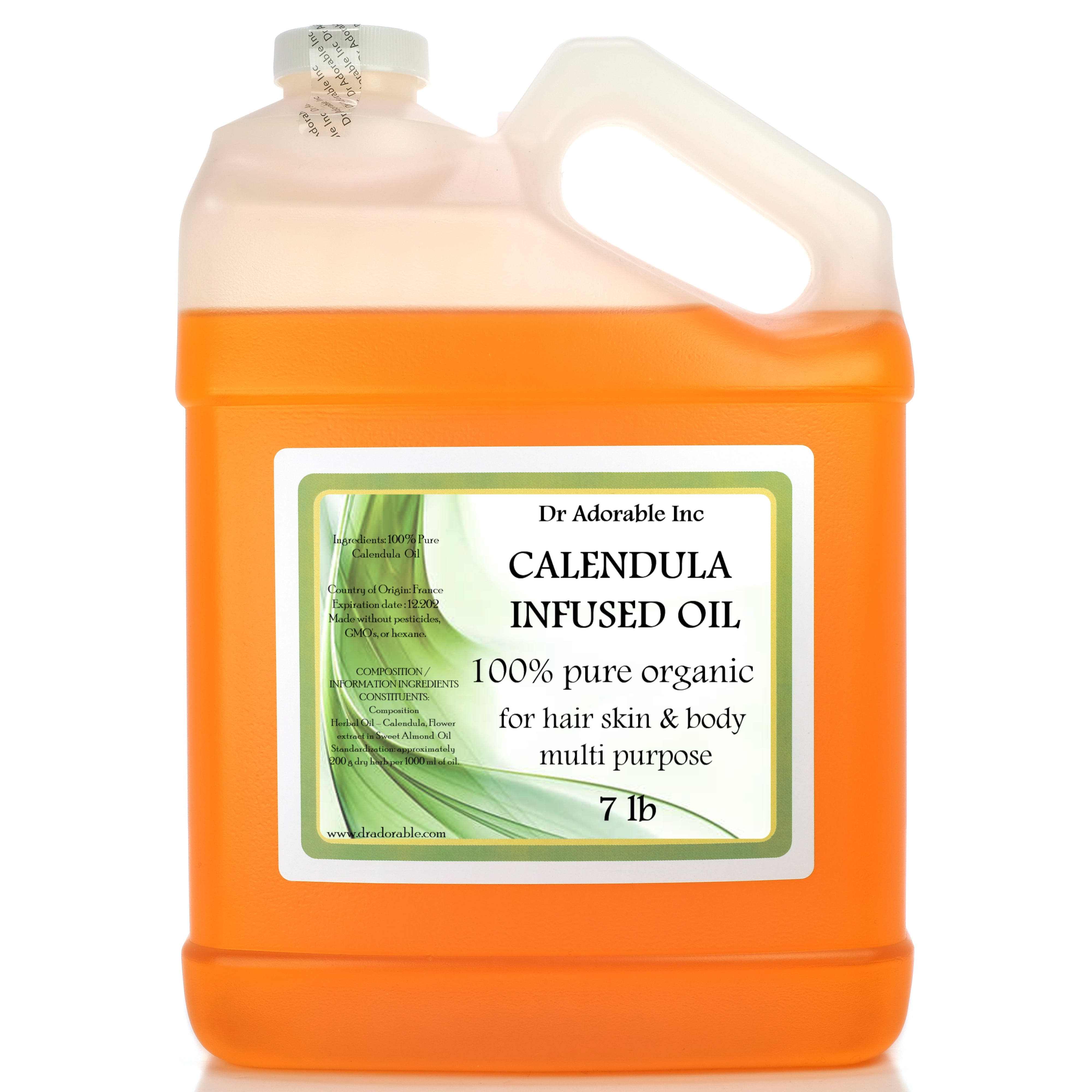 Dr Adorable Calendula Infused Oil 100 Pure Organic Cold Pressed