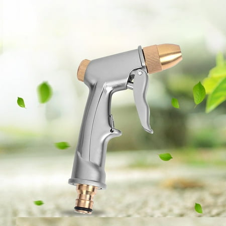 YERDGARY High Pressure Water Spray Gun All metal plating Garden Hose ...