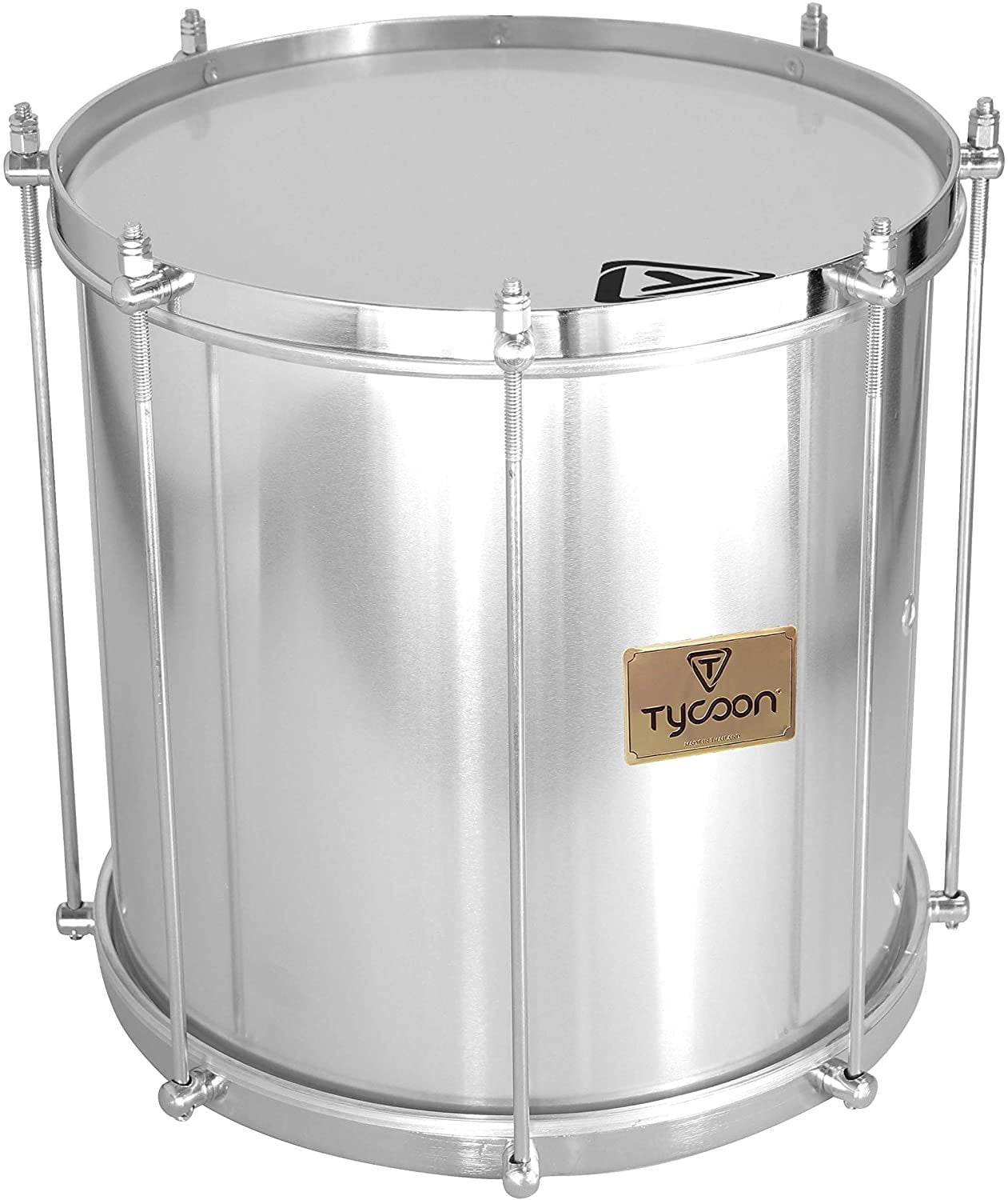 Tycoon 12 Aluminum Repinique Brazilian Drum - TPRQ-12 - Walmart.com