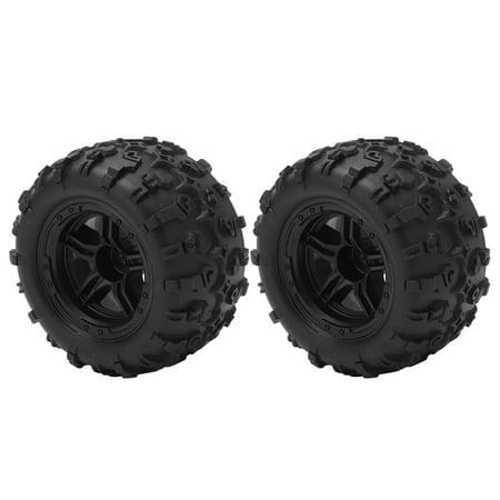 1/16 RC Car Wheels, Grip 1/16 Scale RC Car Tires Black Abrasion ...
