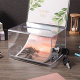 Hemoton 2 Sets of Portable Lock Cards Box Business Card Playing Card ...
