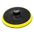4.92 Inch / 125mm Buffing Pad Thread Drill, Polyurethane Backing Disc ...