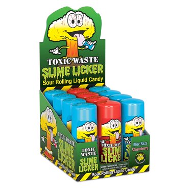 Toxic Waste 1.7 oz Drums Sour Display Sour Candy, 12 Ct - Walmart.com