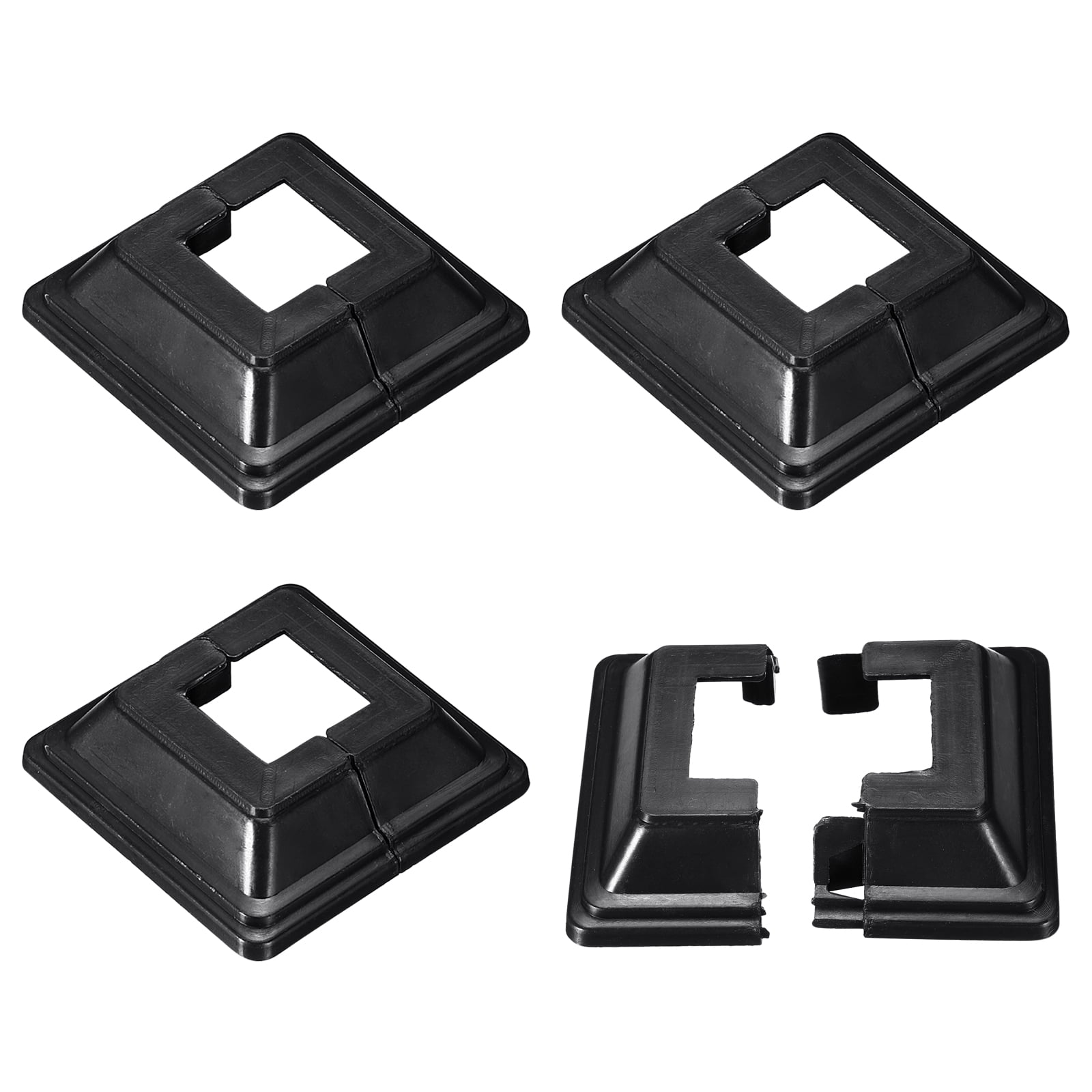 Deck Post Base Cover, 4Pcs Split Style Post Bracket 26x26mm/1.02x1.02 ...