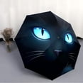 Automatic opening and closing big faced cat design umbrella - bright ...