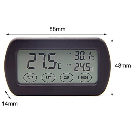 Digital fridge-freezer thermometer temperature -10 ~ 70 ° C, easy-to ...