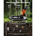 VEVOR Metal Detector for Adults, 8", Professional High Accuracy Gold ...