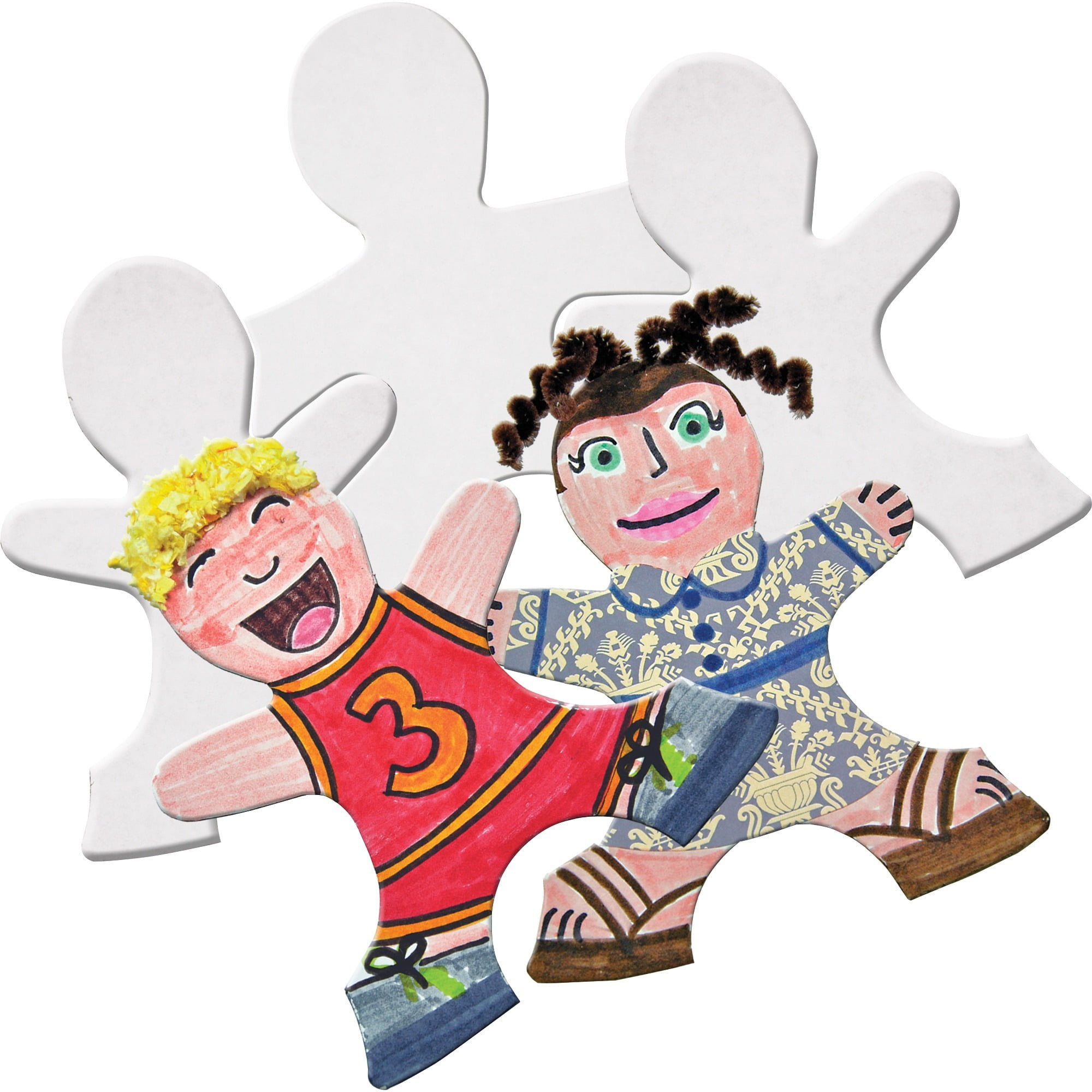 Roylco, RYLR52024, Self-portrait Kid Puzzle Pieces, 1 / Pack - Walmart.com