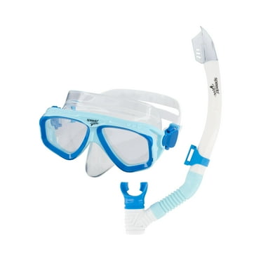 Reef Tourer Adult Snorkeling Set: Single-Window Mask & Dry Snorkel ...