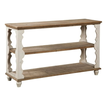 Weston Home Caden Wood Scrollwork Sofa Table, Antique Black - Walmart.com
