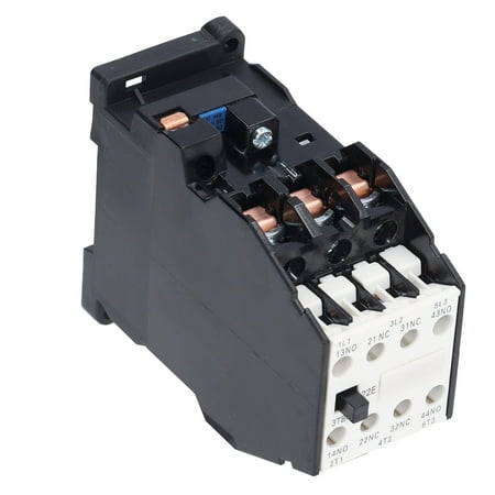 AC Contactor, 2NC+2NO Plastic DIN Rail AC Contactors Frequently Control ...