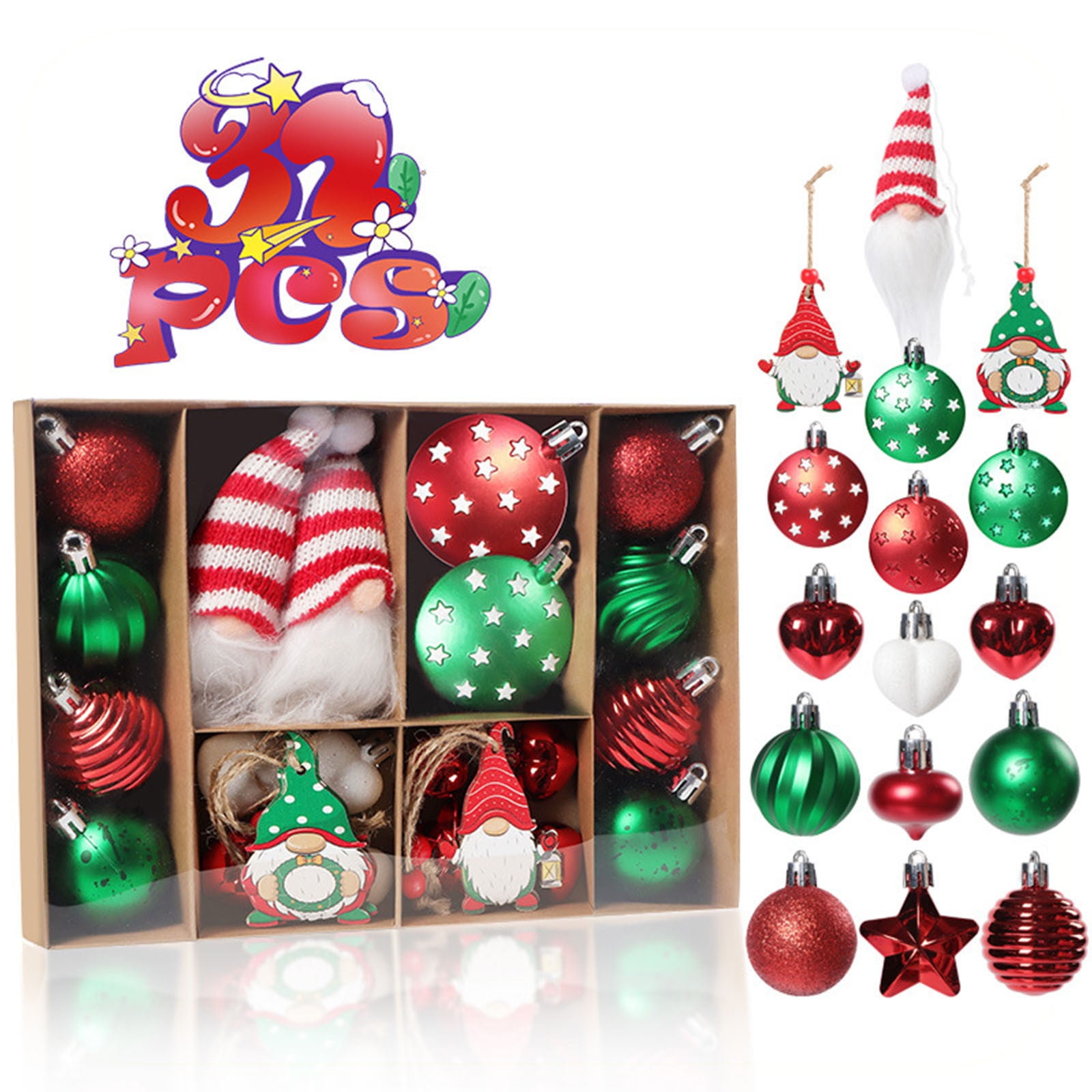 Click here for Sbnonk Christmas Decor 32pcs Christmas Ball Orname... prices