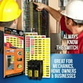 170 Circuit Breaker Decals - 100 AMP Set - Vinyl Labels for Breaker ...