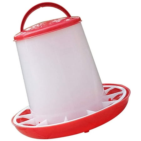 Plastic Chick Feeder Feed Barrel Bowl for Poultry Animal Feed Supplies ...
