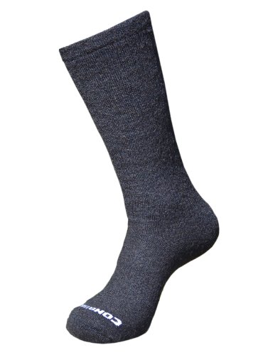 Altera Men's Conquer Medium Weight Over The Calf Socks, Black, Large (9 ...