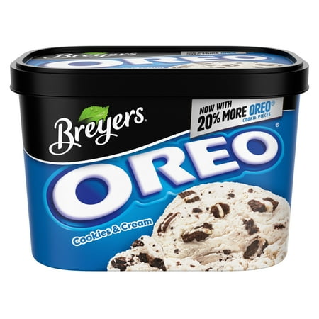 Breyers Oreo Cookies & Cream Ice Cream, 1.5 qt - Walmart.com