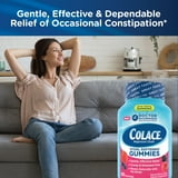 Colace Stool Softener Gummies Gentle Constipation Relief Magnesium ...