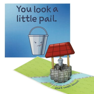 Designer Pop! Get Well Soon Pop-Up Greeting Card – 3D Sun Themed Tissue ...