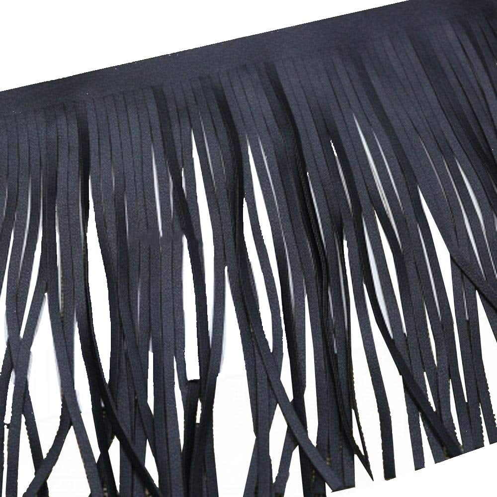 YM YOUMU Faux Leather Tassel Fringing Fringle Trim DIY Sewing Skirt Hem ...