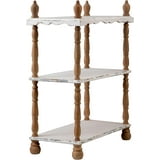 SOFE 3 Tier Wood Bookcase Shelf, Storage Racks and Shelving Unit ...