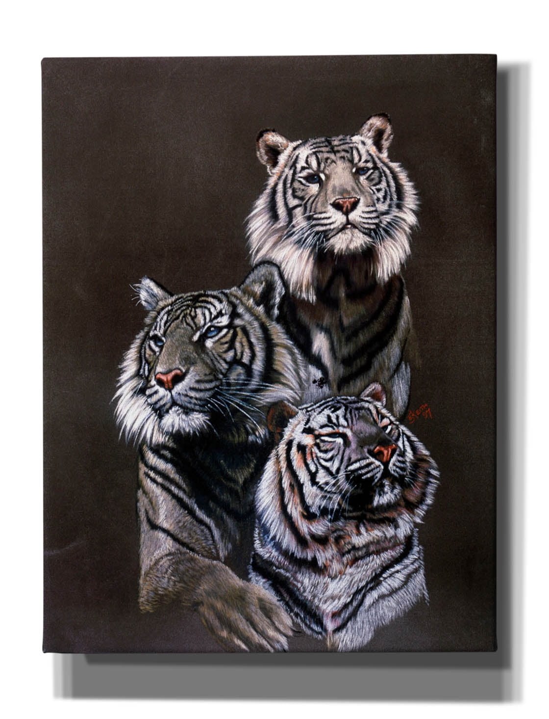 Epic Graffiti 'Misty Alabaster' by Barbara Keith, Canvas Wall Art, 26 ...