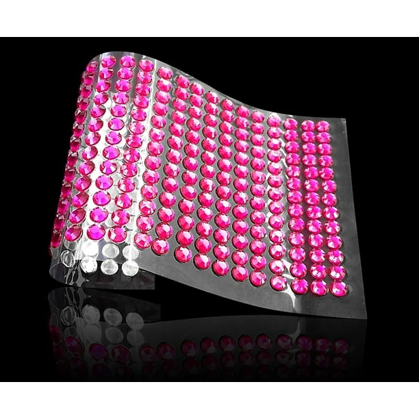 1512 Pcs Bulk Sheet 6mm Clear Self Adhesive Diamante Stick on ...