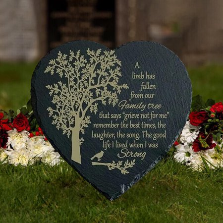 juguse Bereavement Memorial Stone Families Pets Memory Decorative ...
