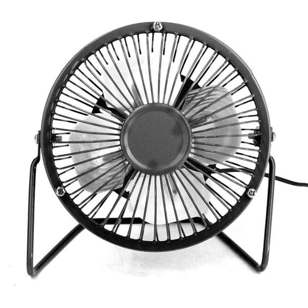 Nogis Portable Small Electric Fan Handheld USB Fan Wrought Iron Desktop ...
