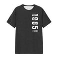 ChoXxx Unisex Oversized Casual Short Sleeve Letter Print Soft ...
