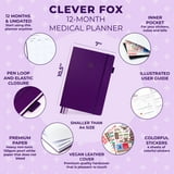 Clever Fox 12-Month Medical Planner - Daily Goals Diary with Journal ...