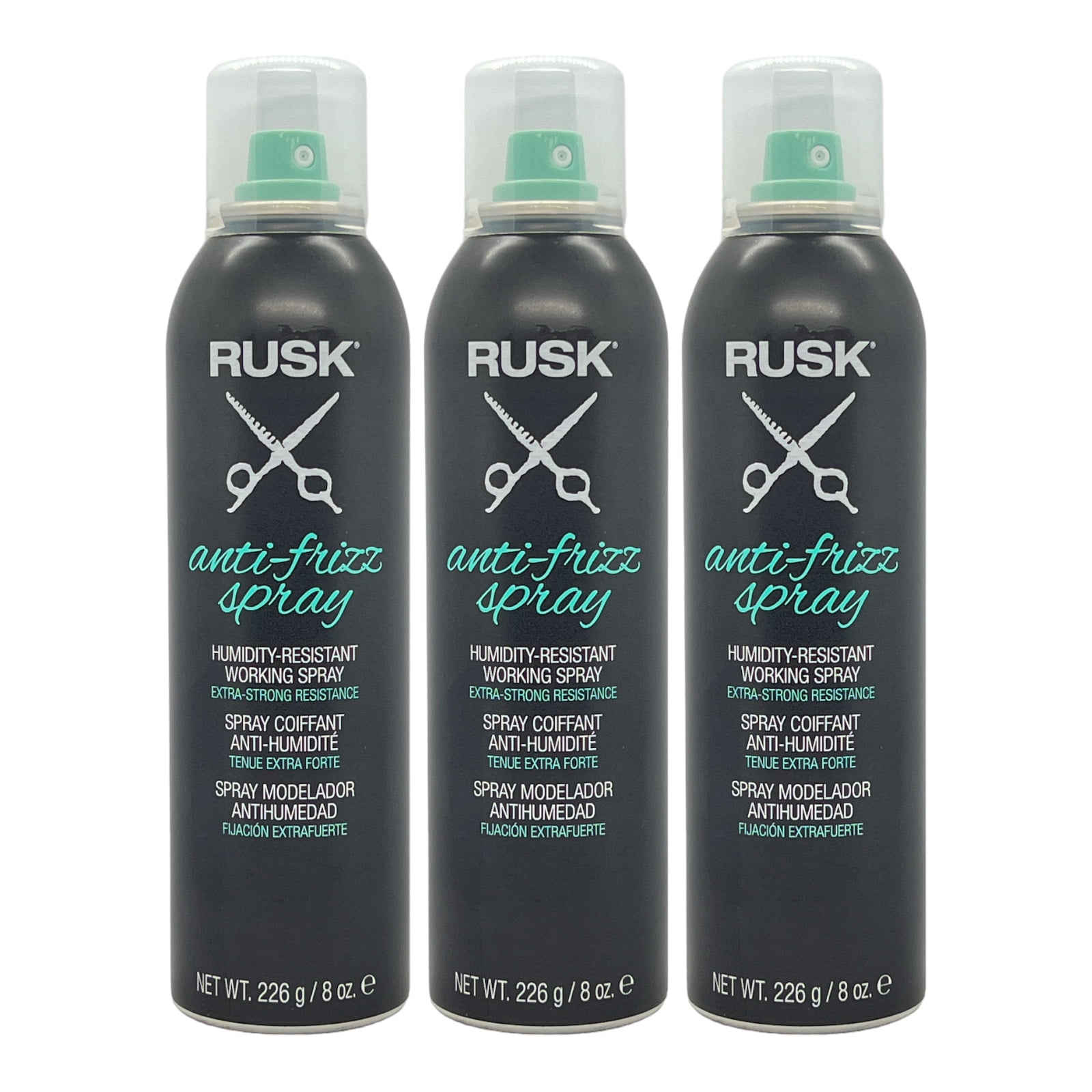 Rusk Anti-Frizz Spray Humidity-Resistant Extra-Strong Resistance 8 Oz ...