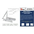 Heavy Duty/UL Listed Commercial Automatic Door Closer, Cast Aluminium ...